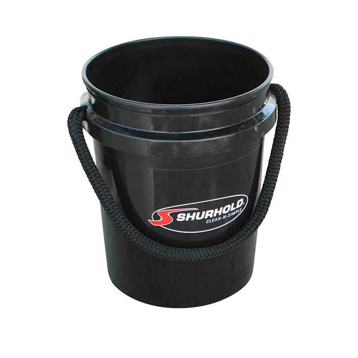 Shurhold Rope Handle Bucket 2452, Black, 5 Galon — Pinmar Yacht Supply