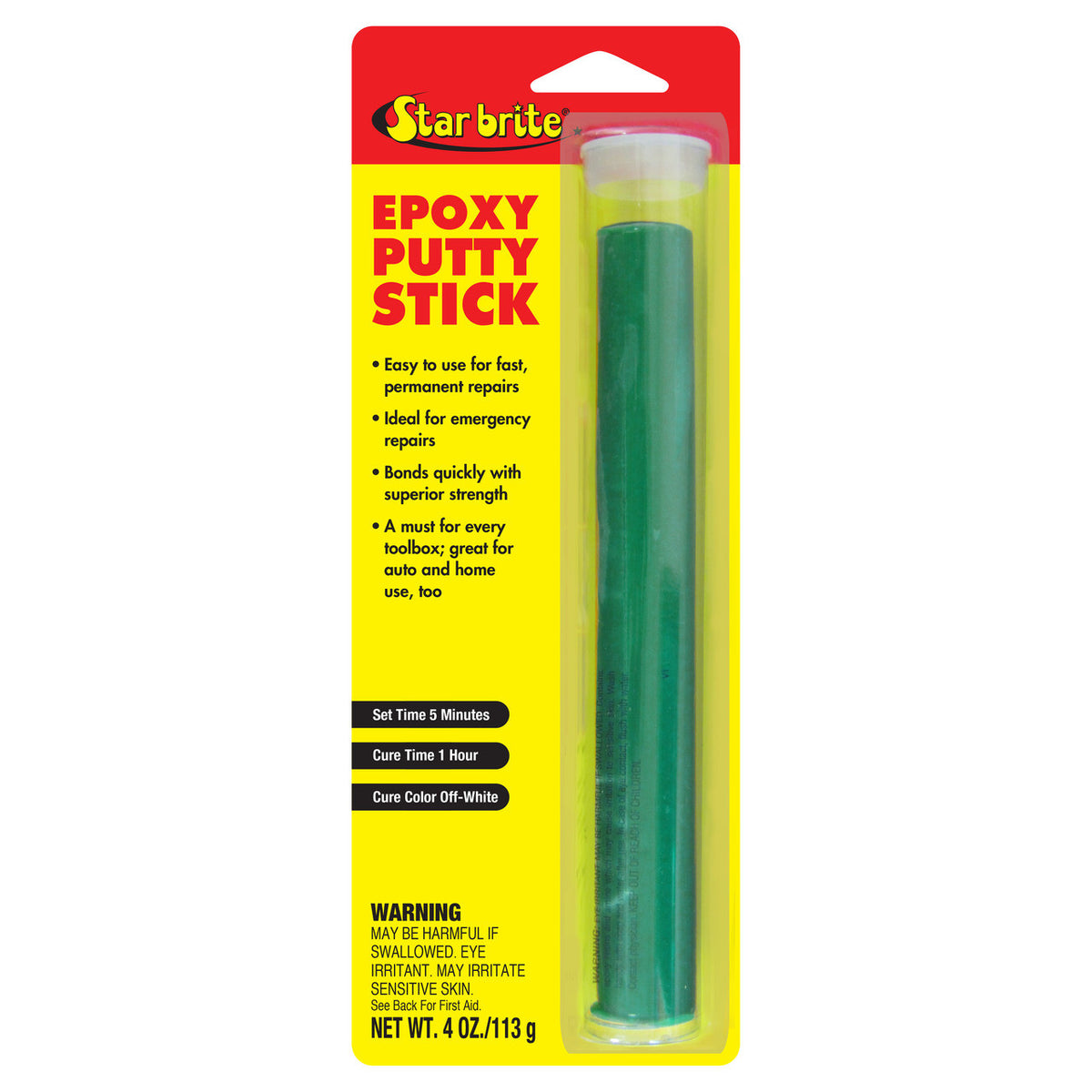 Star Brite 87104 Epoxy Putty Stick, 4oz — Pinmar Yacht Supply